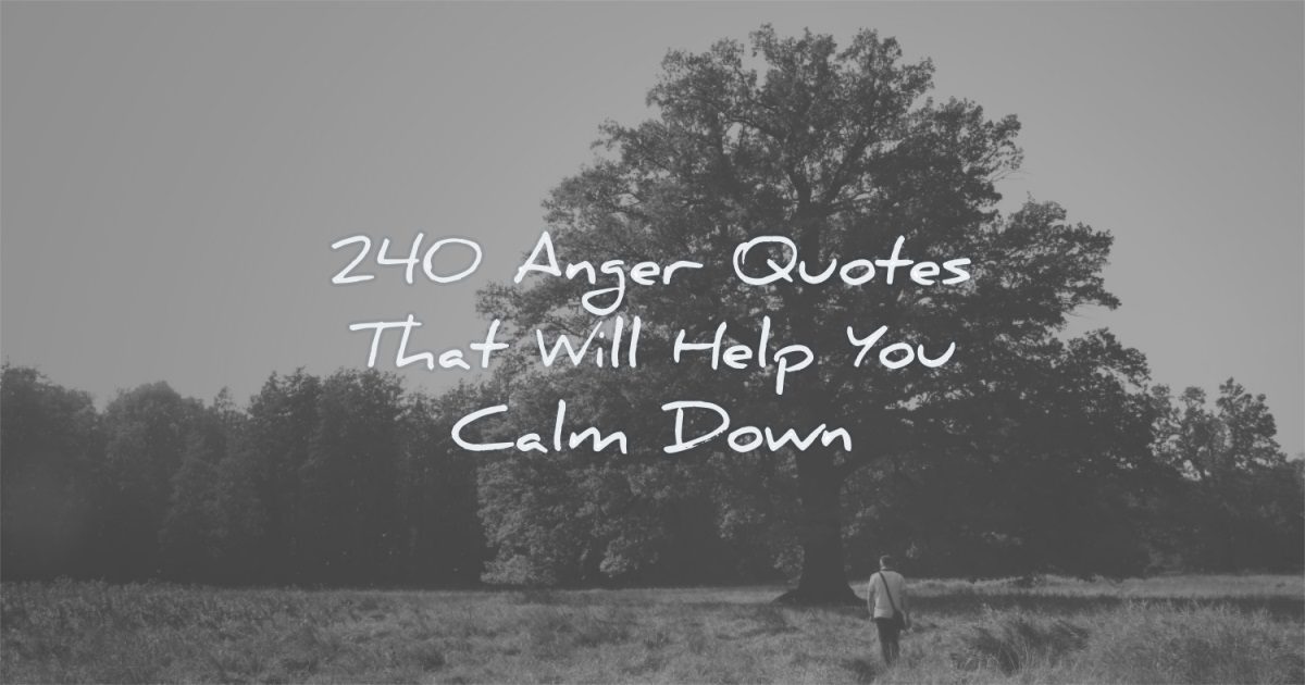 140 Anger Quotes That Will Help You Calm Down